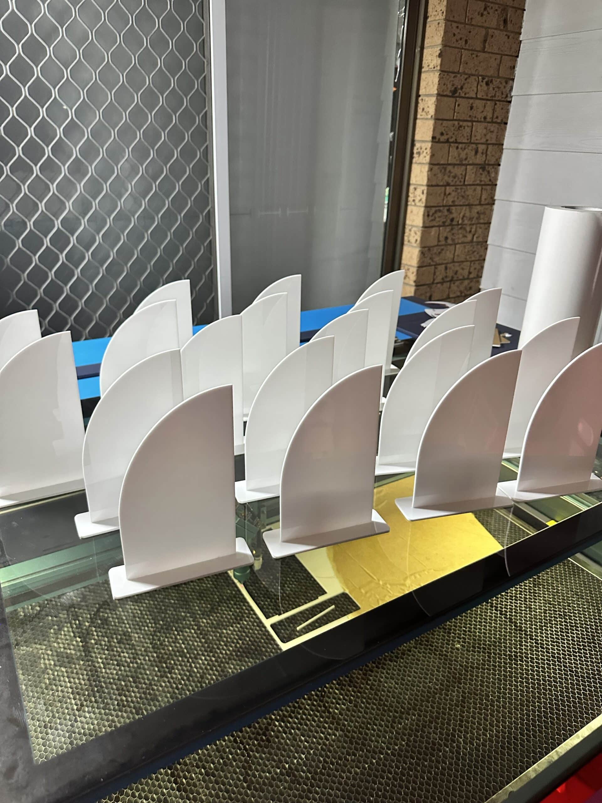 Acrylic Half Arch Blank 200x110 with Optional Base