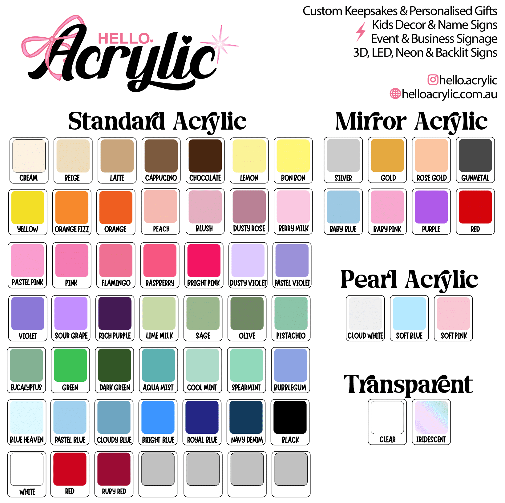 Love Hearts First & Last Day of School Acrylic Boards Arch | Hello Acrylic